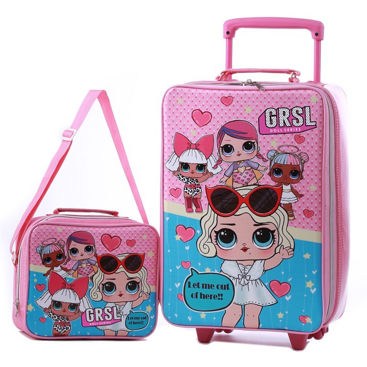 Jual Tas Koper Anak Sekolah SD Anti Air Set Dengan Lunch Bag Karakter ...