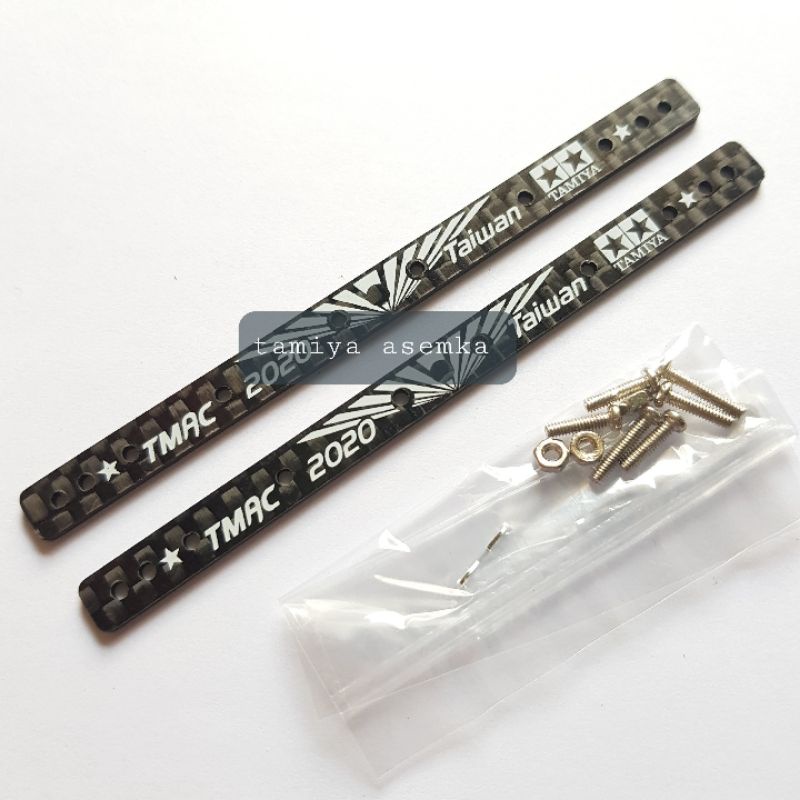 Jual REP TAMIYA HG CARBON 2020 REINFORCING PLATE 13/19MM ROLLER (1.5MM ...