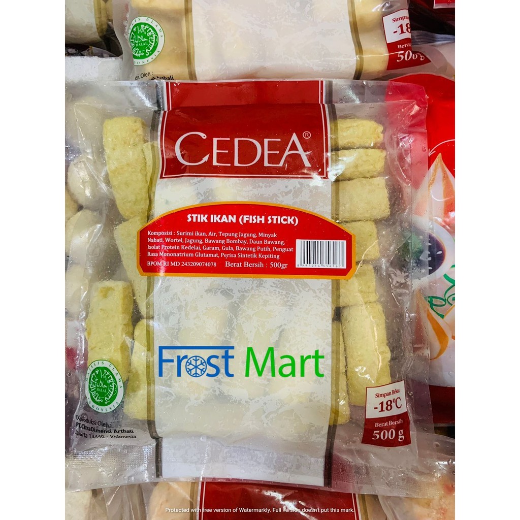 Jual Cedea Fish Stick (Stik Ikan) 500Gr | Shopee Indonesia