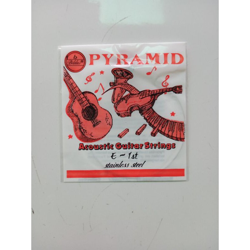 Jual senar gitar akustik pyramid eceran E-1st atau tali 1 | Shopee ...
