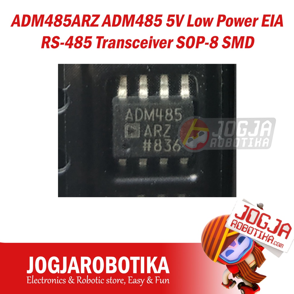 Jual ADM485ARZ ADM485 5V Low Power EIA RS-485 Transceiver SOP-8 SMD ...