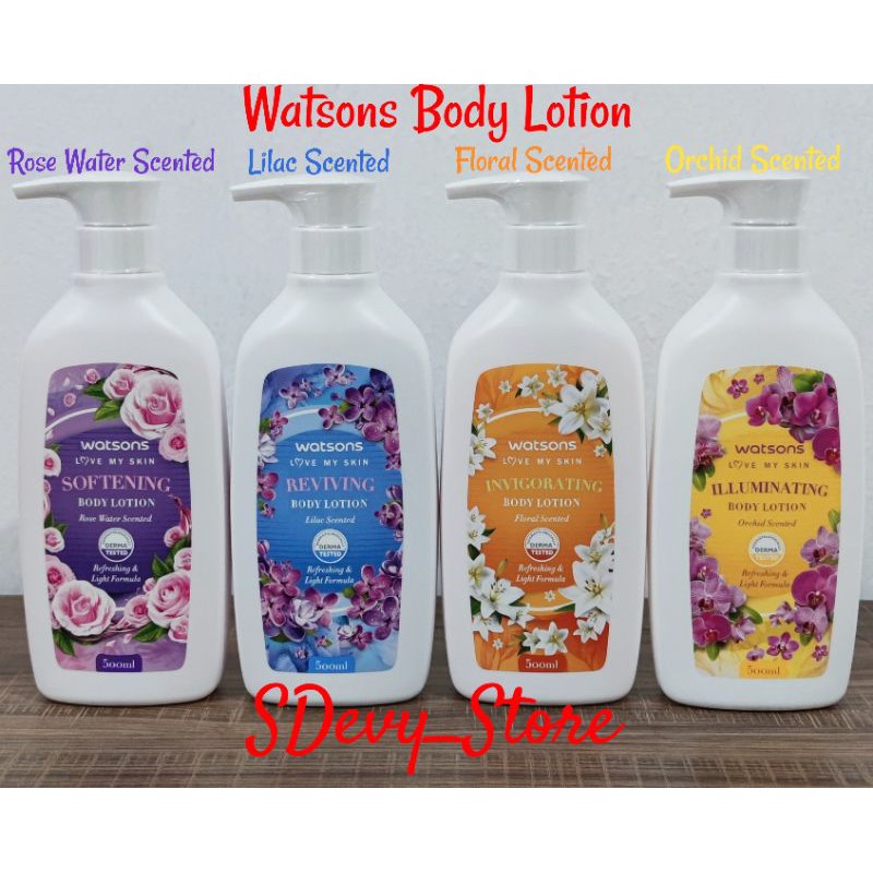 Jual Watsons Body Lotion 500ml - Watsons Body Lotion - Body Lotion ...