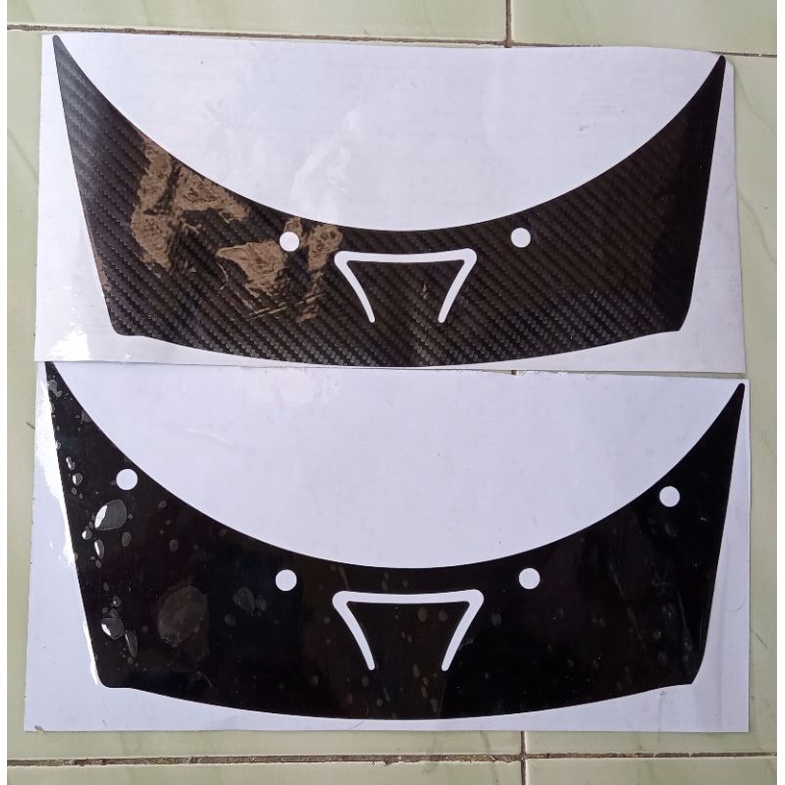Jual Sticker Stiker Striping Carbon 3D Winsil Winshield Batok Ninja KRR ...