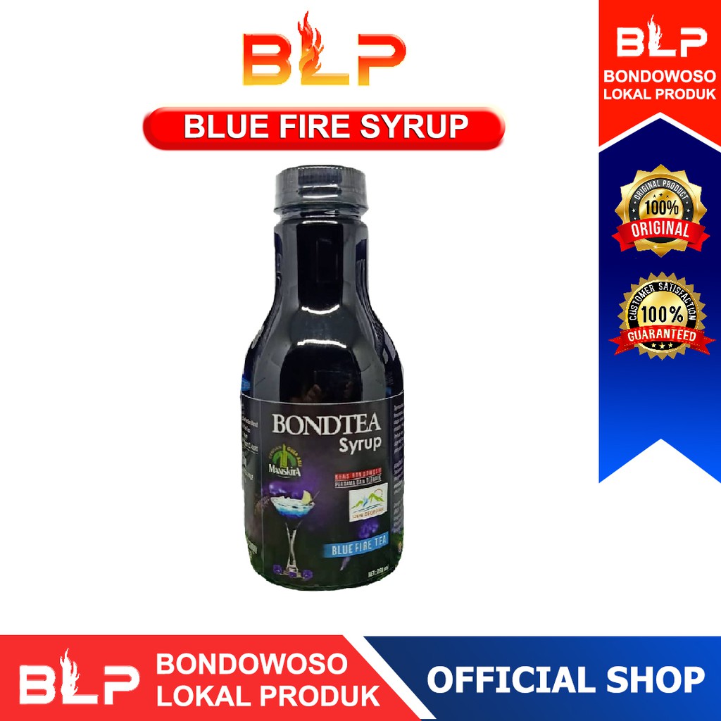 Jual BLUE FIRE SYRUP BOND TEA By BLP | Shopee Indonesia