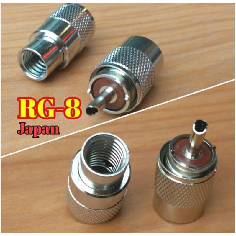 Jual CONNECTOR RG8 JAPAN, SESUAI GAMBAR ( KUALITAS BAGUS) | Shopee Indonesia