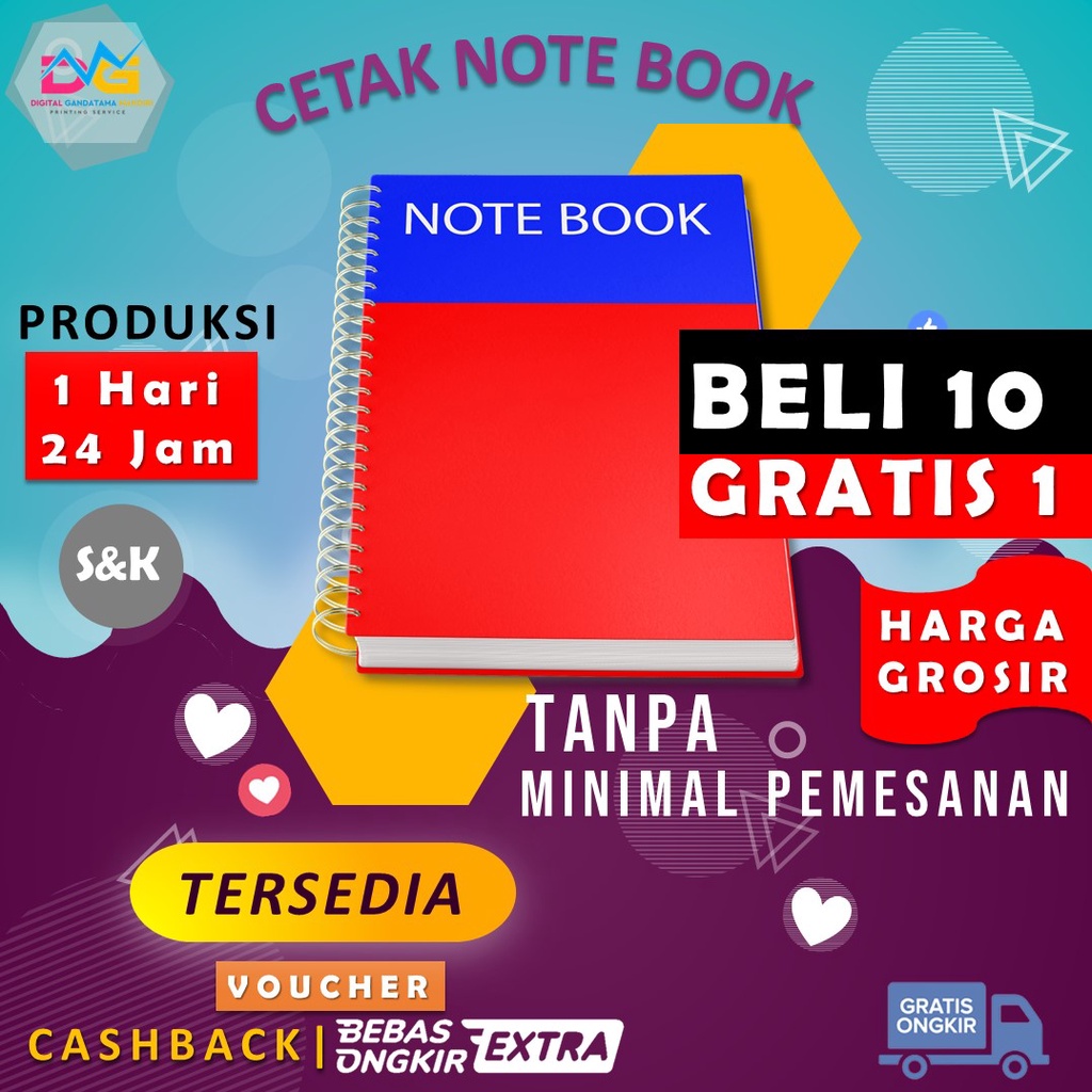 Jual CETAK NOTEBOOK A5 | Shopee Indonesia