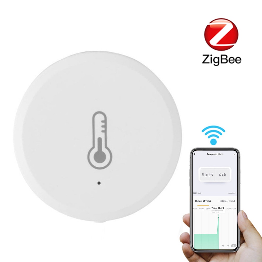 Jual PREORDER ZigBee Sensor Kelembaban Suhu dengan Fungsi Alarm Kontrol ...