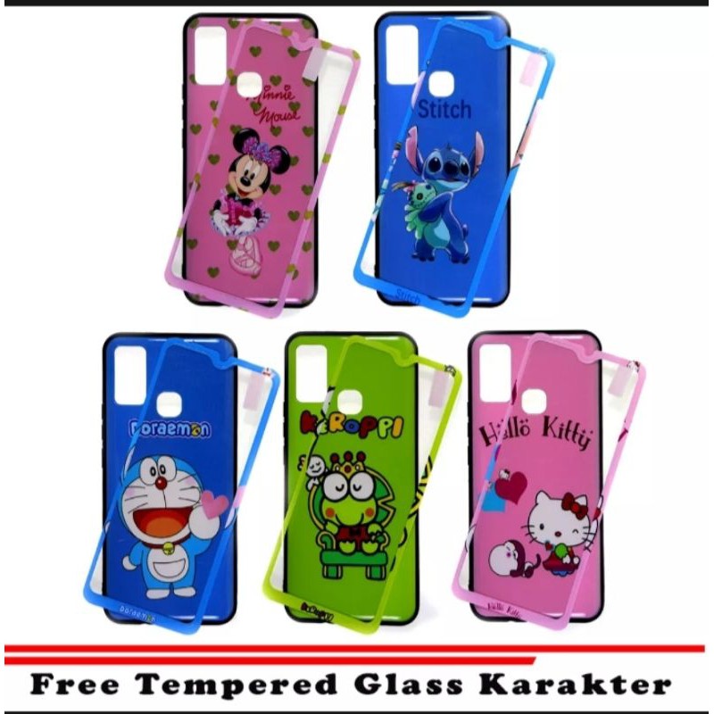 Jual Case Infinix Hot 9 Play Softcase Dengan Temper glass Gambar ...