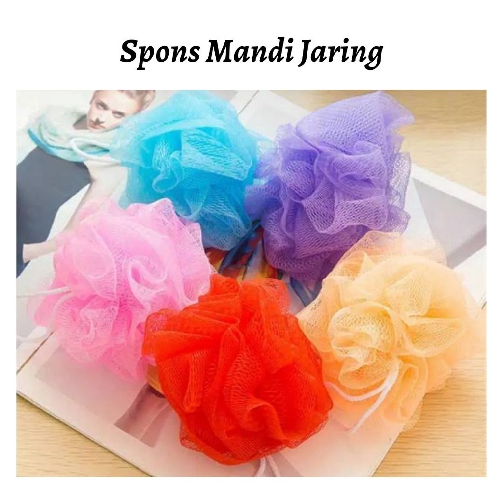 Jual Apazada - SPONS MANDI JARING / SPON MANDI GOSOK / SPONGE MANDI ...