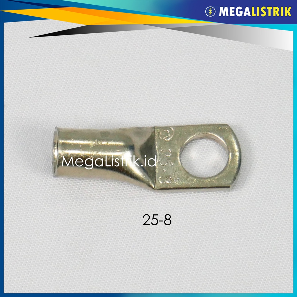 Jual PM ELECTRIC SKUN KABEL 25-8 MM 4PMLS258 / PUMA CABLE LUG SC 25MM TEMBAGA ASLI COPPER ...