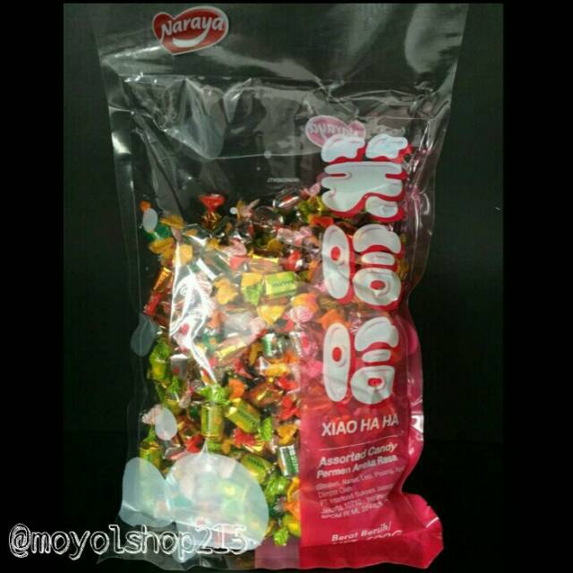 Jual Permen Naraya Xiao Ha Ha Aneka Buah berat 500gr | Shopee Indonesia