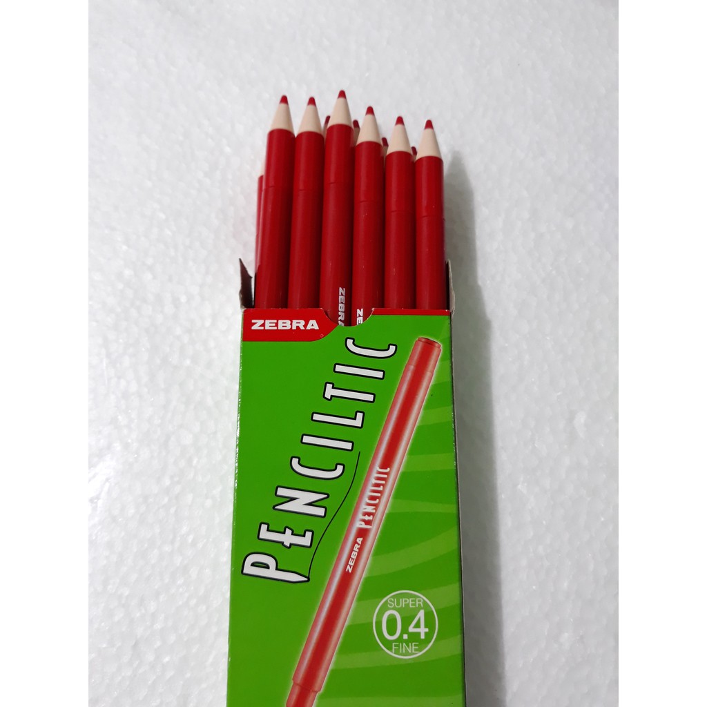 Jual Pulpen warna ZEBRA PENCILTIC 0.4mm | Shopee Indonesia