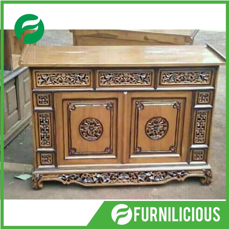 Jual bufet tv bufet palembang kayu jati mebel ukir jepara ...