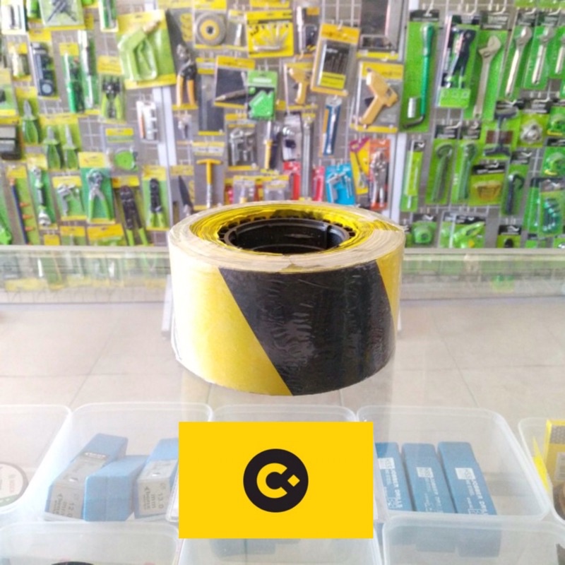 Jual PITA PEMBATAS BARIKADE 3" X 300 M POLICE LINE JALAN GARIS POLISI ...