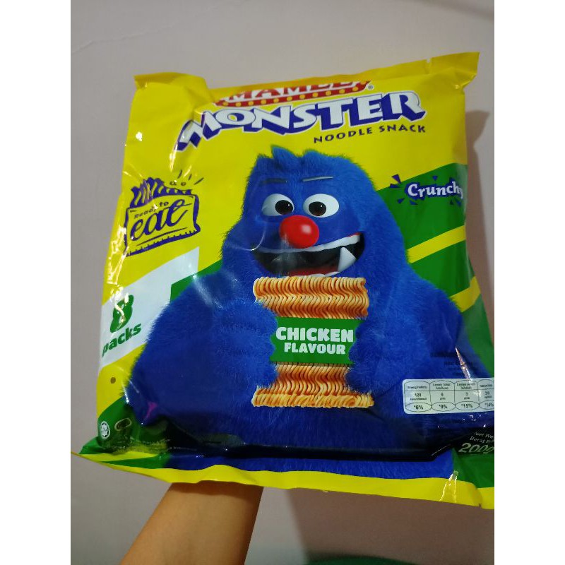 Jual MAMEE MONSTER Rasa Ayam / Noodle Snack Chicken Flavour / Snack ...