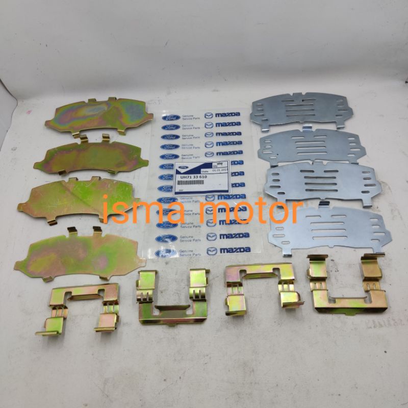 Jual PLAT DISC PAD CAKRAM FORD RANGER 2.5 2500CC BT50 UH71 33 610 ...