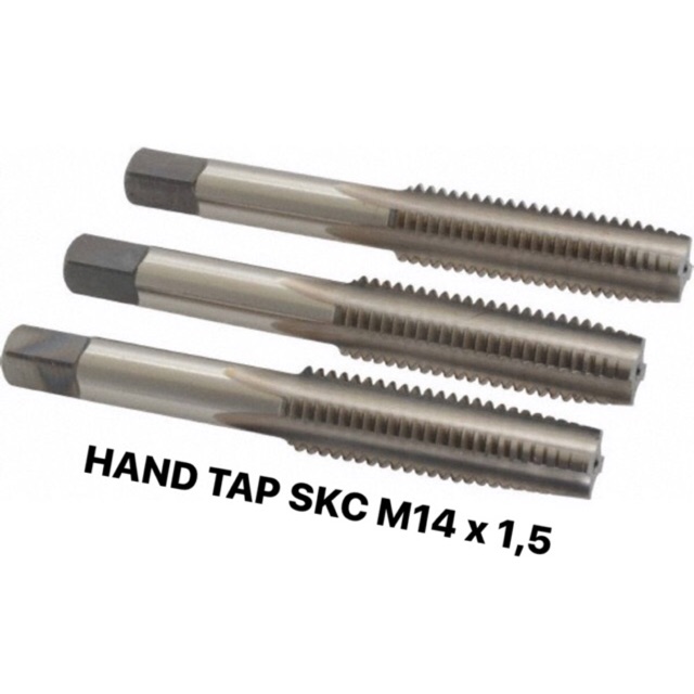 Jual HAND TAPS M14 X 1.5 SKC (3 PCS) HAND TAP TAIWAN ORIGINAL TAPER ...