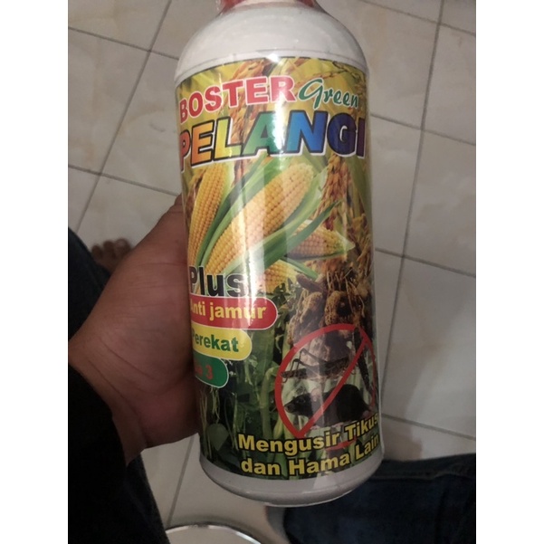 Jual Pengusir Hama Boster Green PELANGI isi 1 liter | Shopee Indonesia