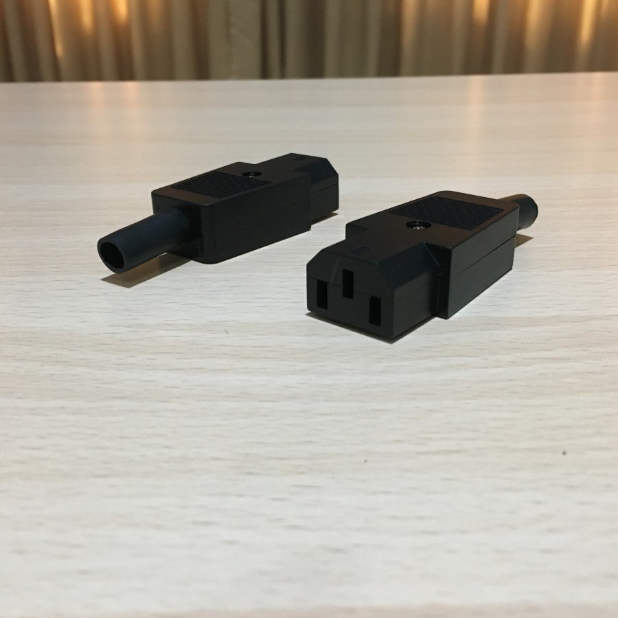Jual JACK SOCKET SOKET AC KOMPUTER CPU POWER FEMALE BUNTUT PLASTIK ...