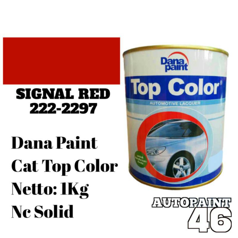 Jual Dana Paint Cat Duco Top Color Signal Red/Danagloss Signal Red/Cat ...