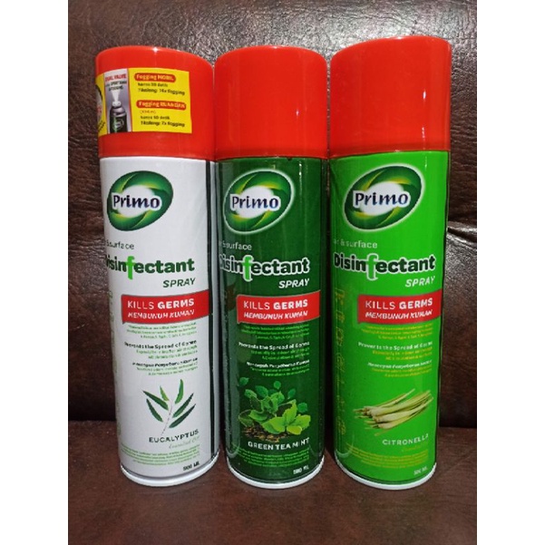 Jual Disinfectant PRIMO Spray Fogging 500ml | Shopee Indonesia