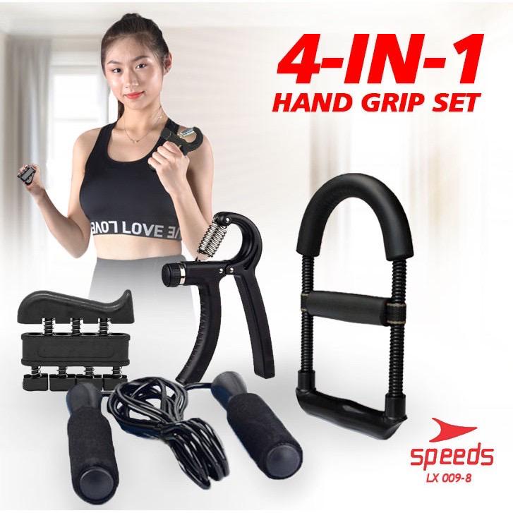Jual Alat Fitnes Set 4 in 1 SPEEDS Handgrip 5-60kg Gym Set Fitness ...
