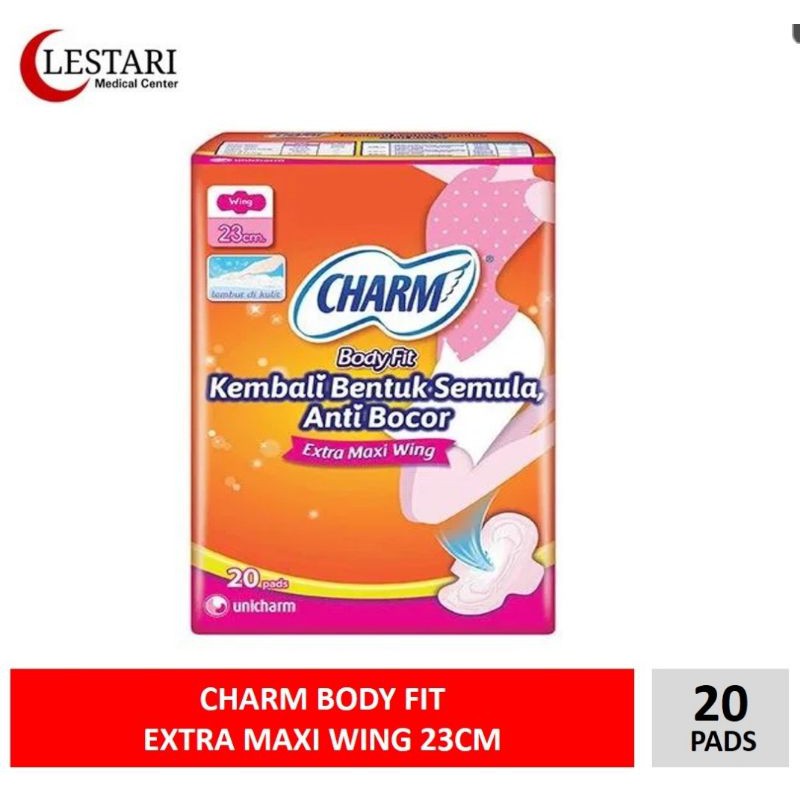 Jual Charm Body Fit Xtra Maxi Wing [ 20 Pads / 23cm ] | Shopee Indonesia
