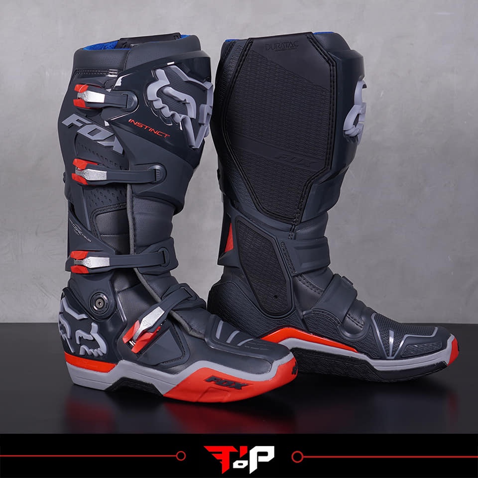 Jual FOX INSTINCT GREY RED 2022 BOOTS SEPATU TRAIL MOTOCROSS | Shopee ...