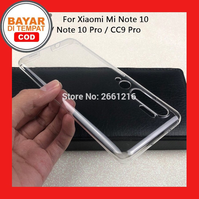 Jual Xiaomi Mi Note 10 Pro - Clear Hard Case Casing Transparan Mika ...