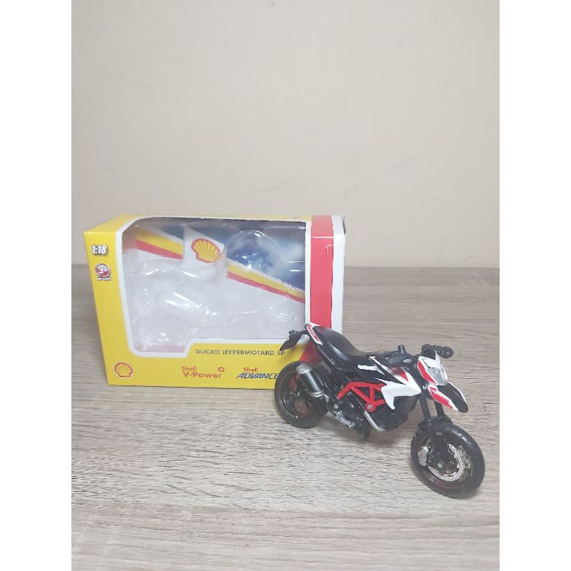 Jual Diecast Ducati Shell By Burago (Ducati Hypermotard SP) | Shopee ...