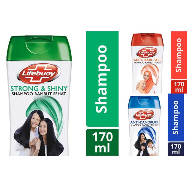 Jual Lifebuoy Shampoo 170ml All Variant - Shampo Sampo 170 ml | Shopee ...