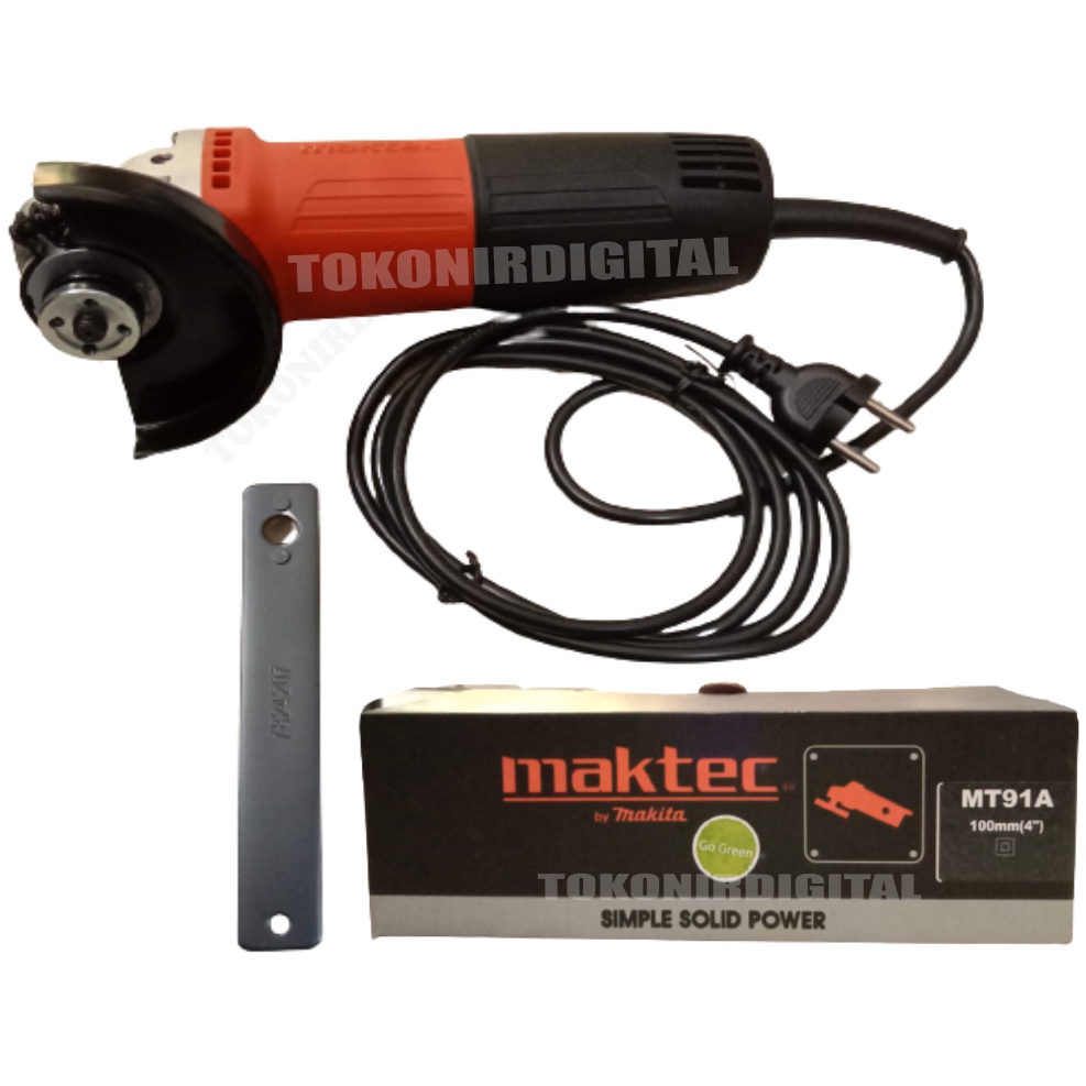 Jual Mesin Gerinda Grinda Tangan Maktec MT91A / ANGEL GRINDER MACTEK MT ...