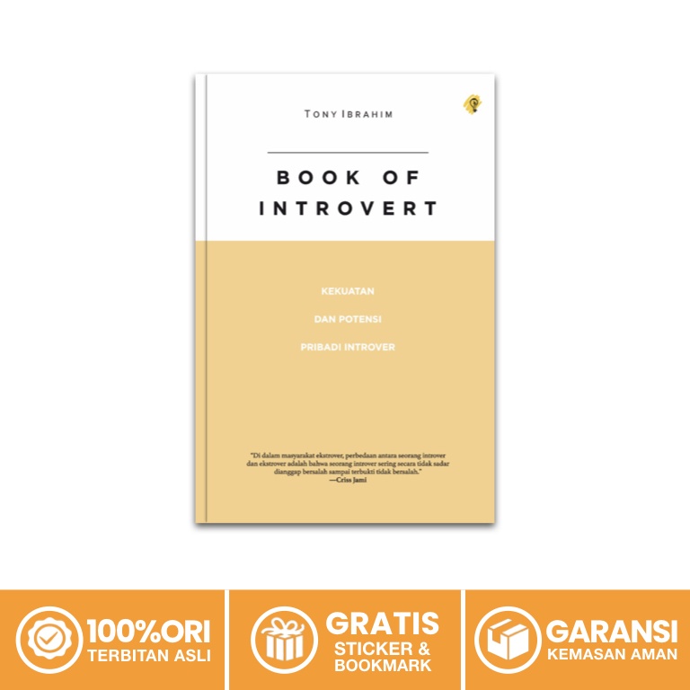 Jual Book of Introvert - Tony Ibrahim (Penerbit Bright) | Shopee Indonesia