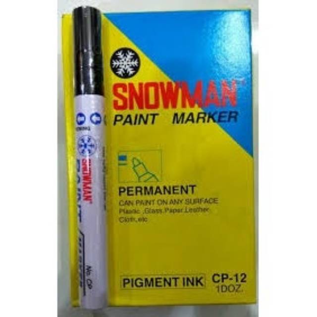 Jual Spidol Snowman Paint Marker Permanent | Shopee Indonesia