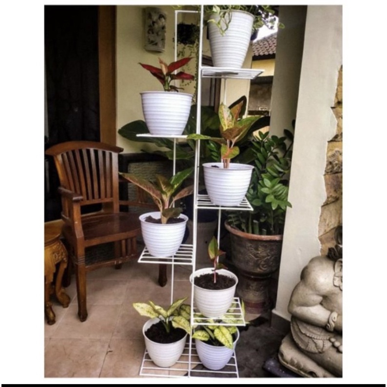 Jual (TINGGI 120cm) Rak Bunga Besi Susun Serbaguna Tanaman Hias Hidup ...