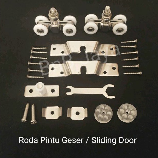 Jual Roda Pintu Sliding Geser / Wheel Sliding Door - per Set sesuai foto Lengkap lgs Pasang ...