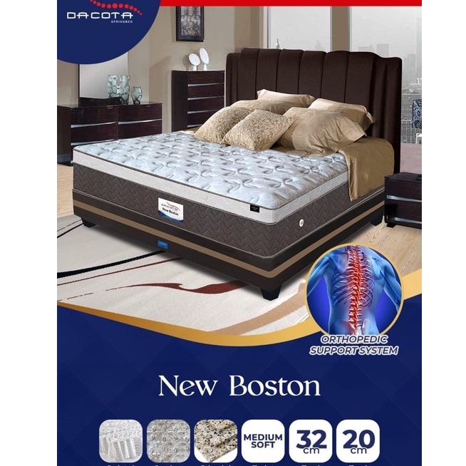 Jual DACOTA Spring bed Orthopedic Tebal 32cm - SpringBed 6 kaki Pocket ...