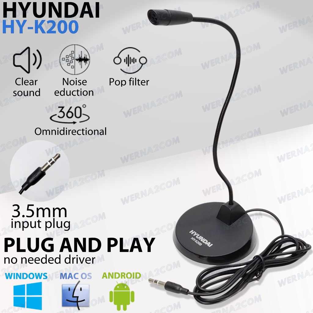 Jual MIC MEJA MICROPHONE PODIUM MINI untuk zoom, gaming, voicecall via ...