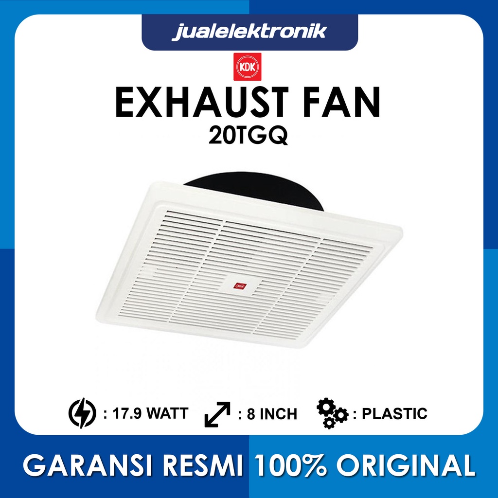 Jual KDK Ceiling Exhaust Fan 8 inch - 20TGQ Kipas Angin Hisap Plafon ...