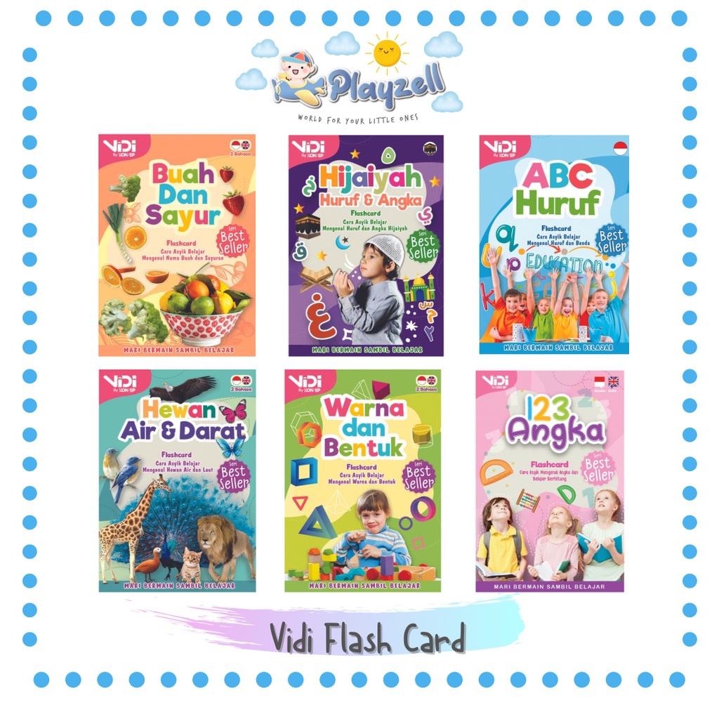 Jual ViDi Flash Card Anak | Shopee Indonesia