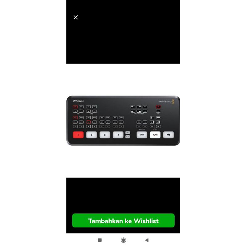 Jual Blackmagic Atem Mini 4HDMI input Video mixer | Shopee Indonesia