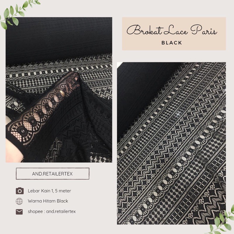 Jual Kain Brokat Paris warna Lilac Dusty Purple Pastel Green dan dusty ...