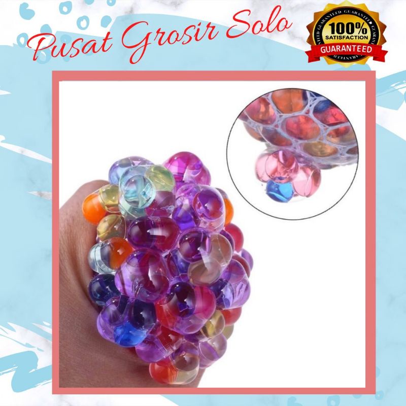 Jual SQUISHY Mesh ball - AC 60 - Stress Ball mainan squishy squisy ...