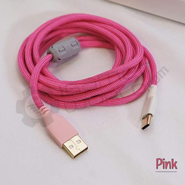 Jual Paracord Kabel USB C Detachable for Mechanical Keyboard Cable ...