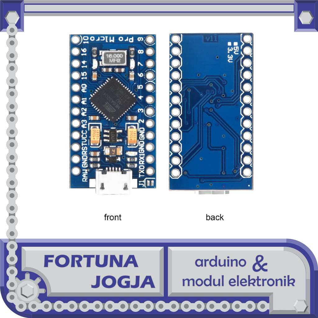 Jual Arduino Leonardo Pro Micro Compatible Atmel MEGA32U4 | Shopee ...