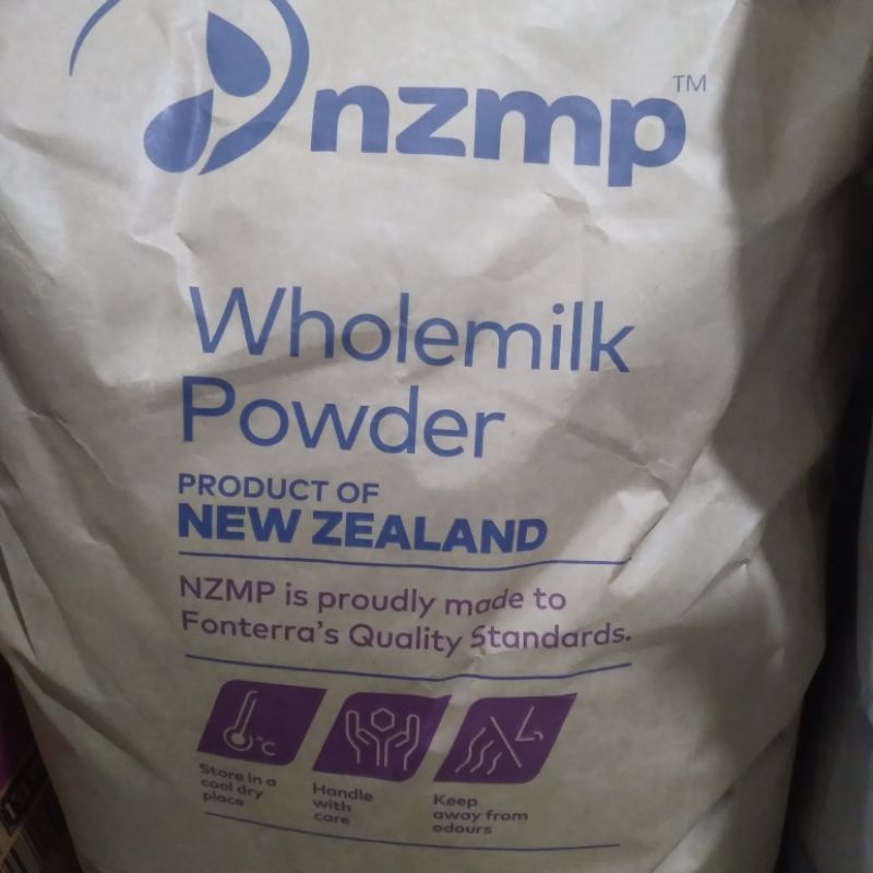 Jual NZMP Wholemilk Powder 500gr / Susu Bubuk Full Cream Repack ...