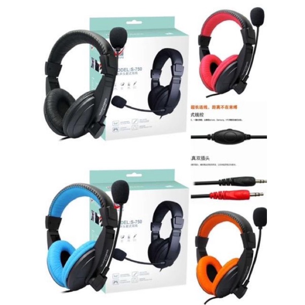 Jual Handfree Headset Handset Gaming Bando Microphone Earphone Extra ...