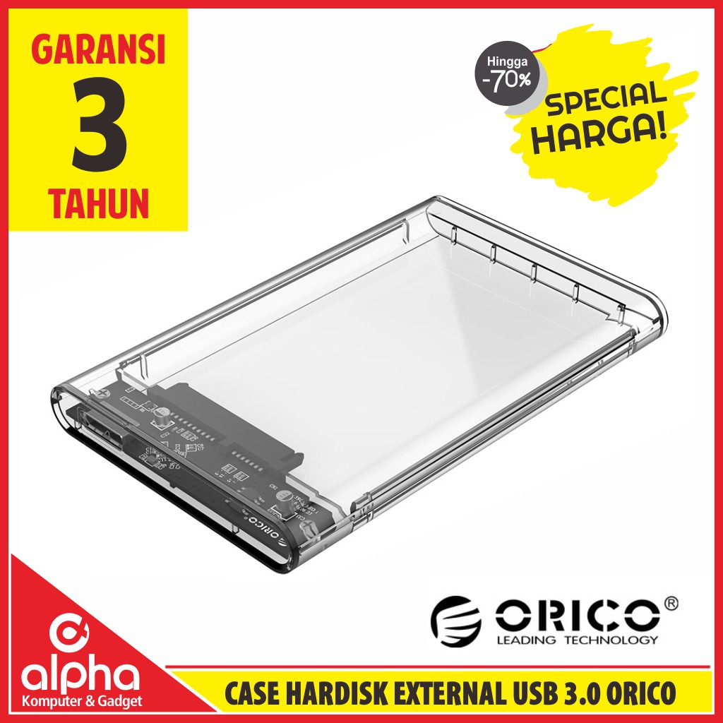 Jual Casing Hardisk External Orico 2139U3 2.5 inch SATA USB 3.0 Enclosure | Shopee Indonesia