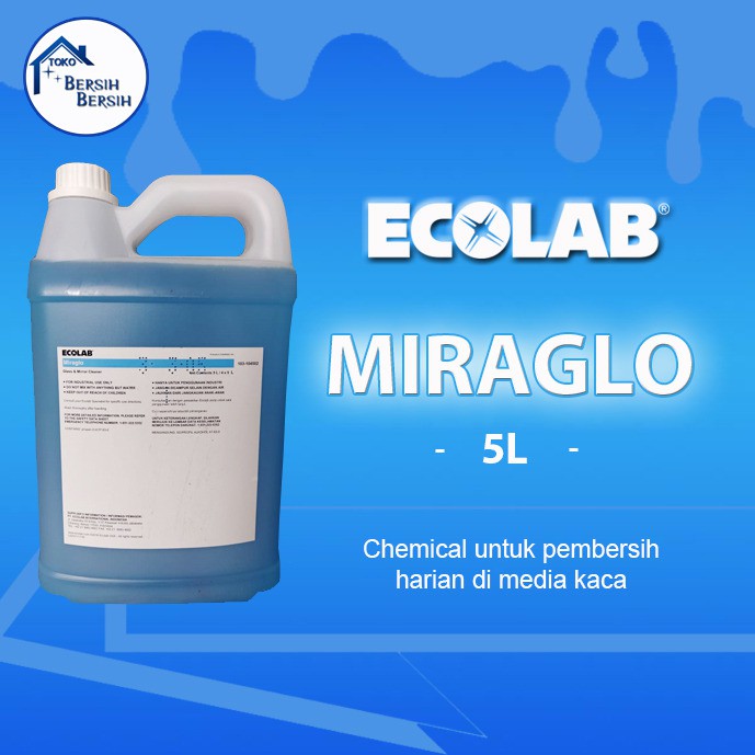 Jual Ecolab Miraglo Pembersih Kaca | Shopee Indonesia