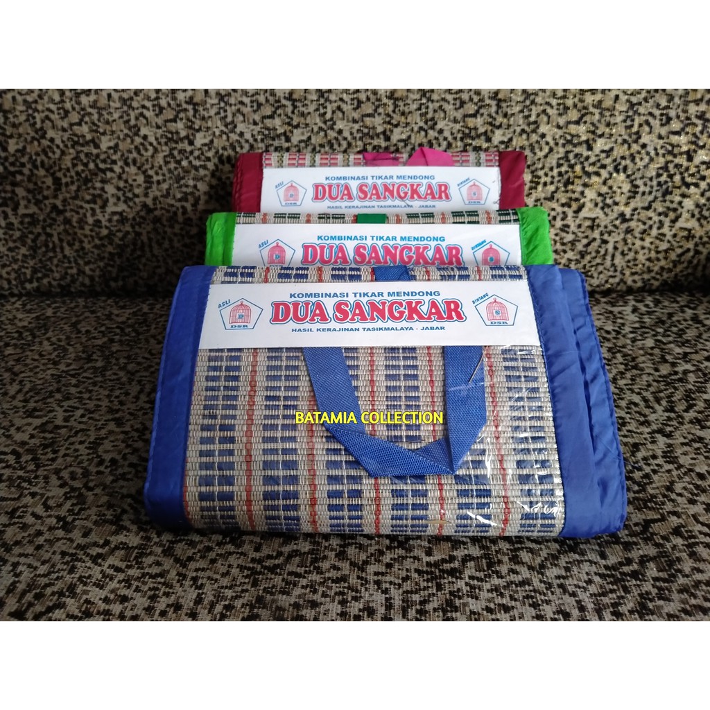 Jual Tikar Lipat Piknik Tiker Lipat Mendong Ukuran S (73 cm X 120cm ...